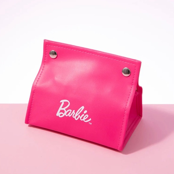 Barbie | Bags | Miniso Barbie Pink Faux Leather Gift Bag | Poshmark